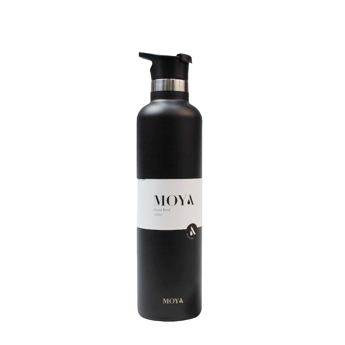 Moya Coral Reef Water Bottle 1Ltr W/Spout Lid - Black – The Loft ...