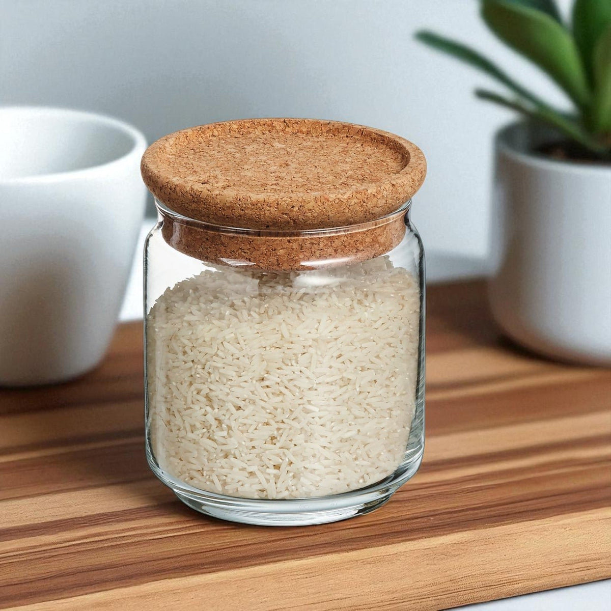 Luminarc Pure Jar with Cork Lid - 750ml – The Loft General Trading