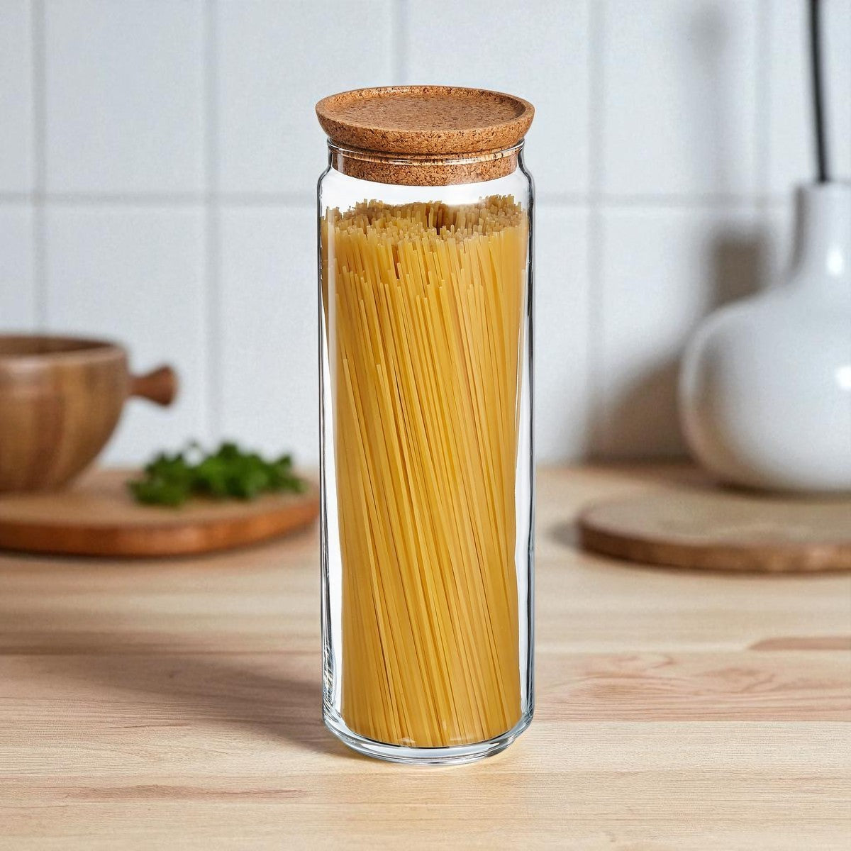 Luminarc Pure Jar Tall with Cork Lid - 2ltr – The Loft General Trading