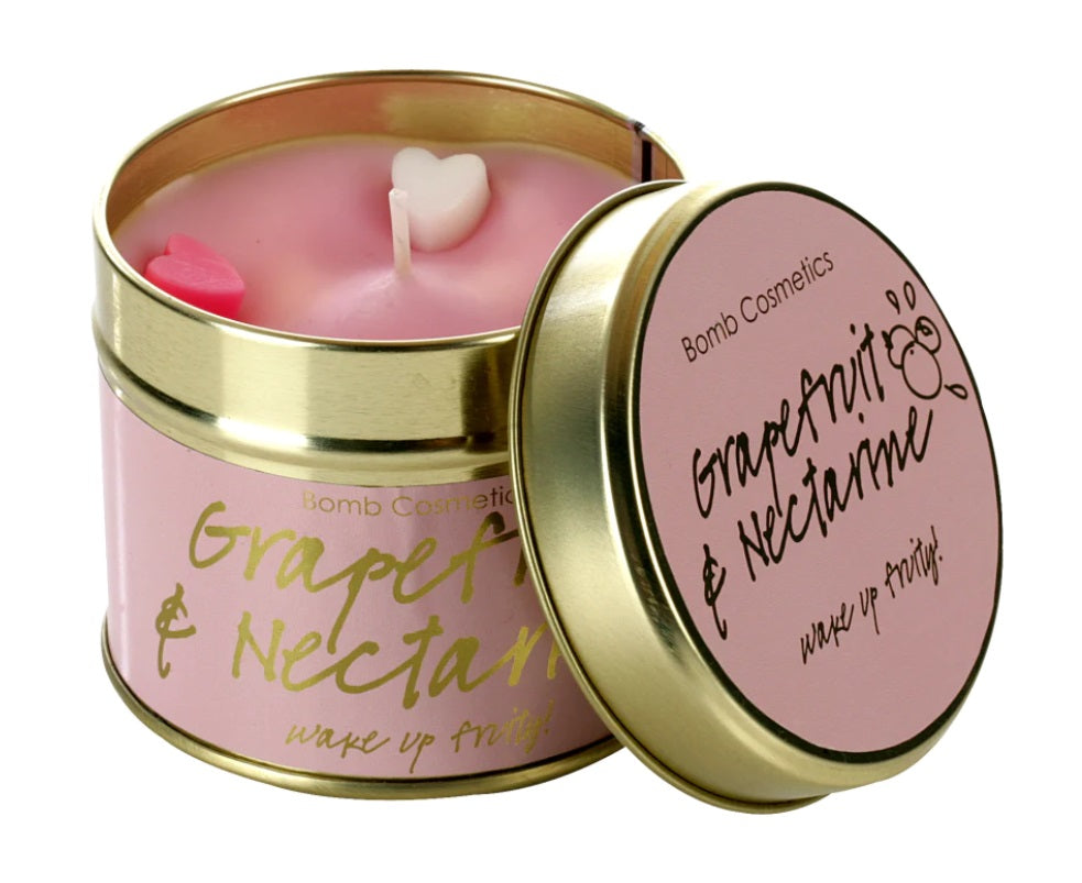 Grapefruit & Nectarine - Tin Candle – The Loft General Trading